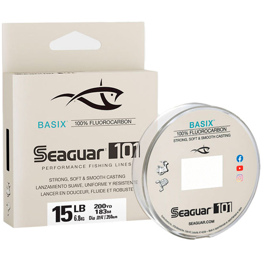 SEAGUAR Fluorocarbono Basix 15 LBS/200 YDS 15BSX200 – Articulosdepesca.mx