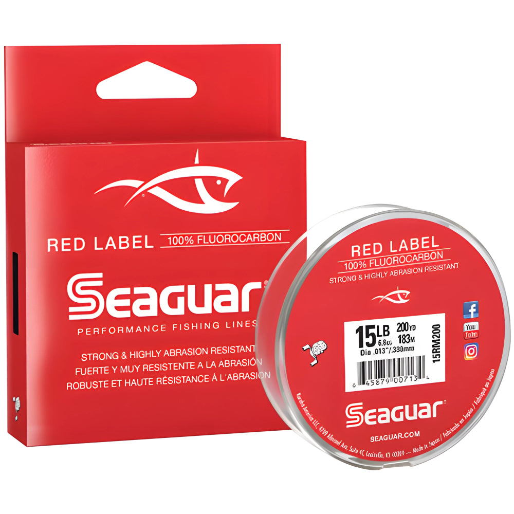 SEAGUAR Fluorocarbono Red Label 15 LBS/200 YDS 15RM200 – Articulosdepesca.mx