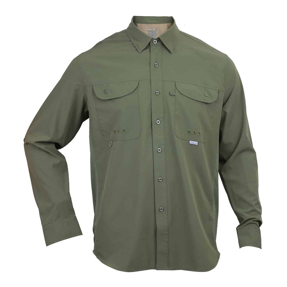 MAJA Camisa Outdoor Signature Manga Larga Verde Militar C-CO1-8 ...